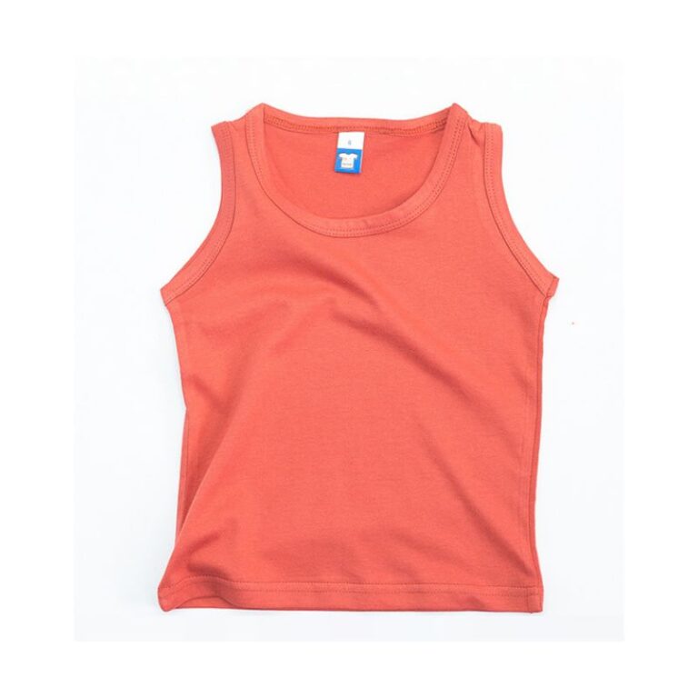 MD Kids Singlet – Chestnut Red – MD Textile – Blank T-shirts & Apparel ...