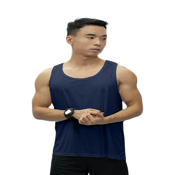 VXID Supercool Singlet – Navy Blue – MD Textile – Blank T-shirts Malaysia